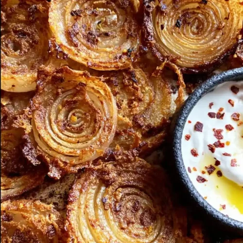 Crispy 2-Ingredient Onion Ring Chips (Easy & Oven-Baked)