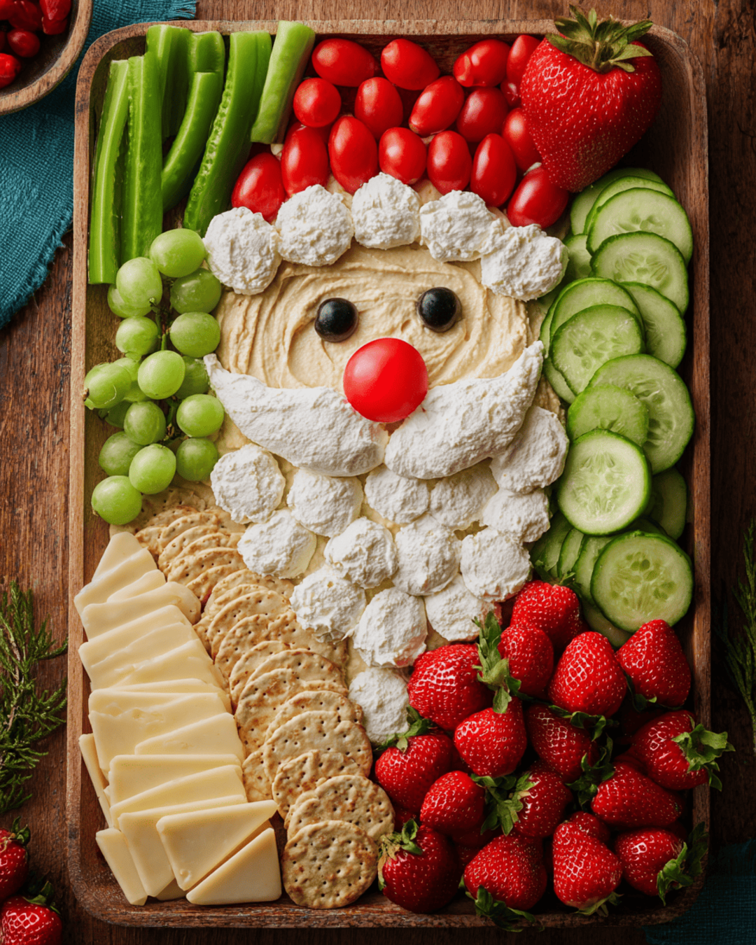Santa Snack board