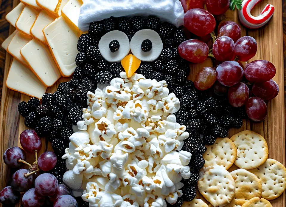 Penguin Snack Board for Holiday Celebrations