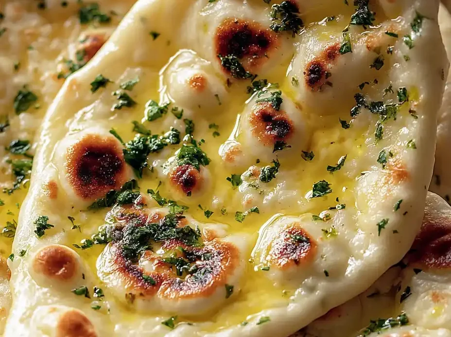 Authentic Garlic Naan Recipe – Soft, Chewy & Buttery