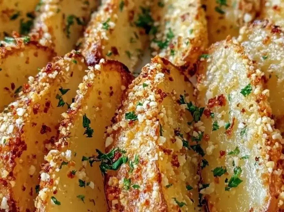 Baked Garlic Parmesan Fries – Crispy, Cheesy, Easy