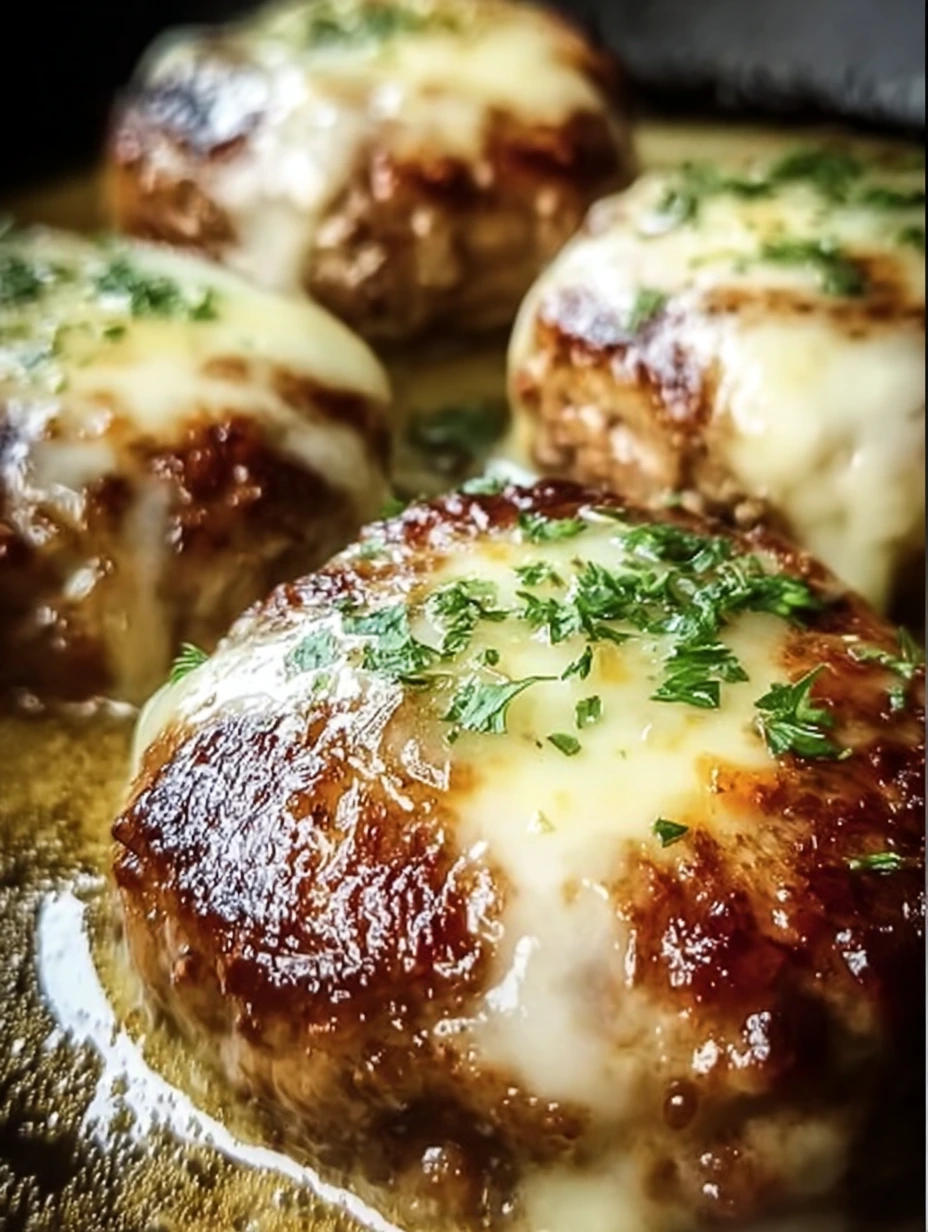 Cheesy Baked Meat Patties – Easy Oven Recipe for Comfort Food