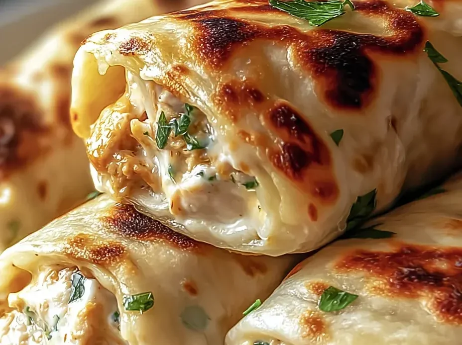 Cheesy Garlic Chicken Rolls – Easy Stuffed Chicken Recipe