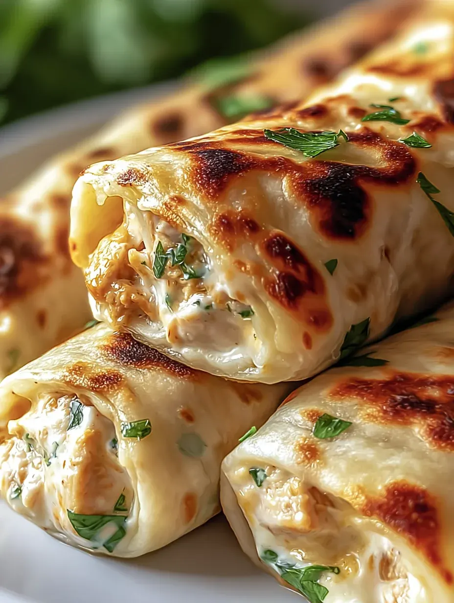 Cheesy Garlic Chicken Rolls – Easy Stuffed Chicken Recipe
