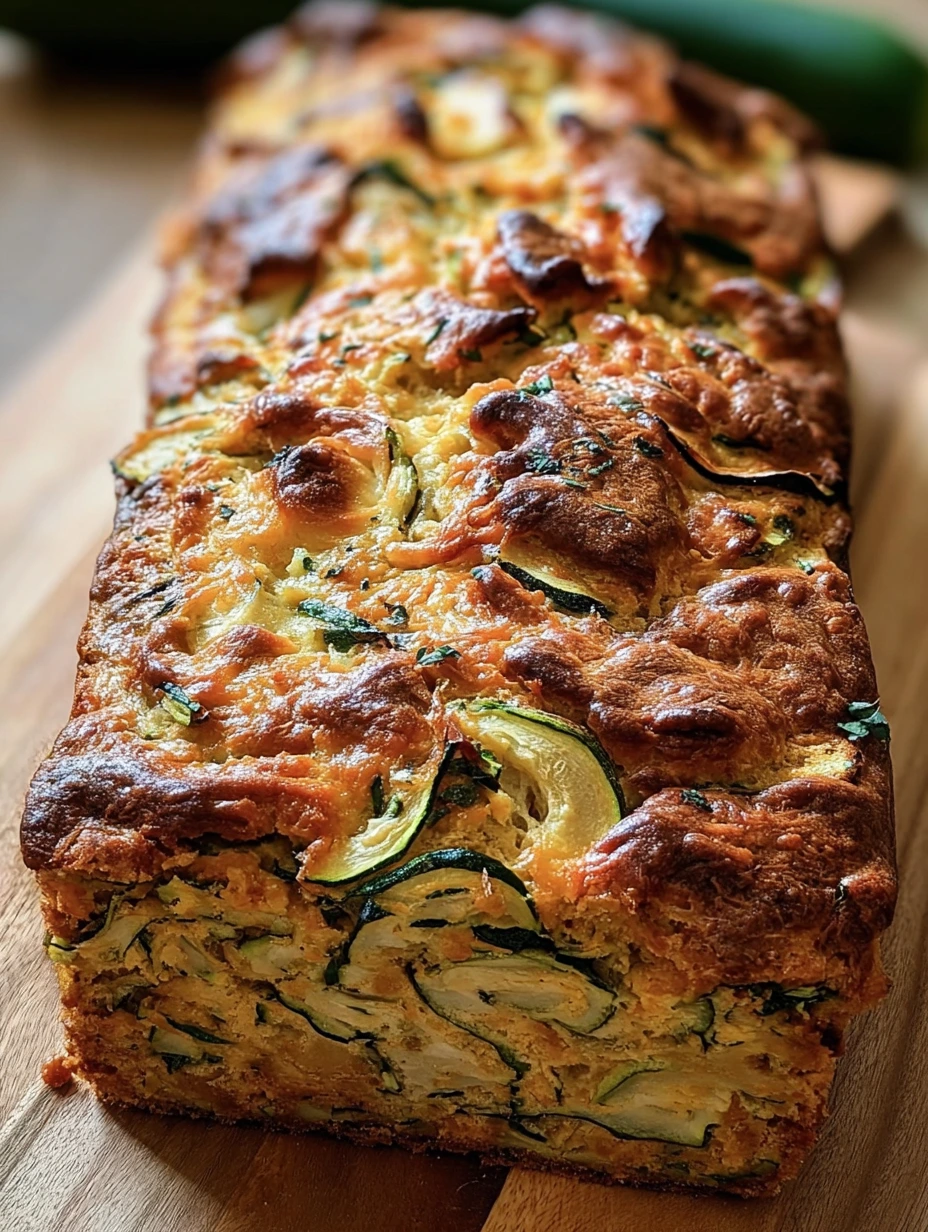 Cheesy Zucchini Bread Recipe (Savory & Moist)