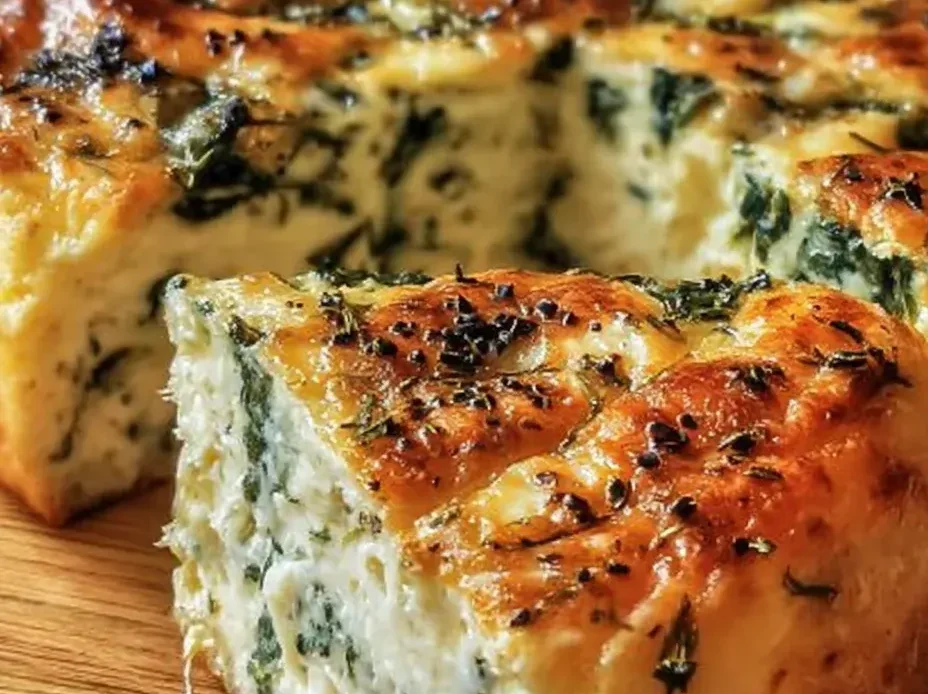 Cottage Cheese Spinach Crustless Quiche (Easy + High Protein)