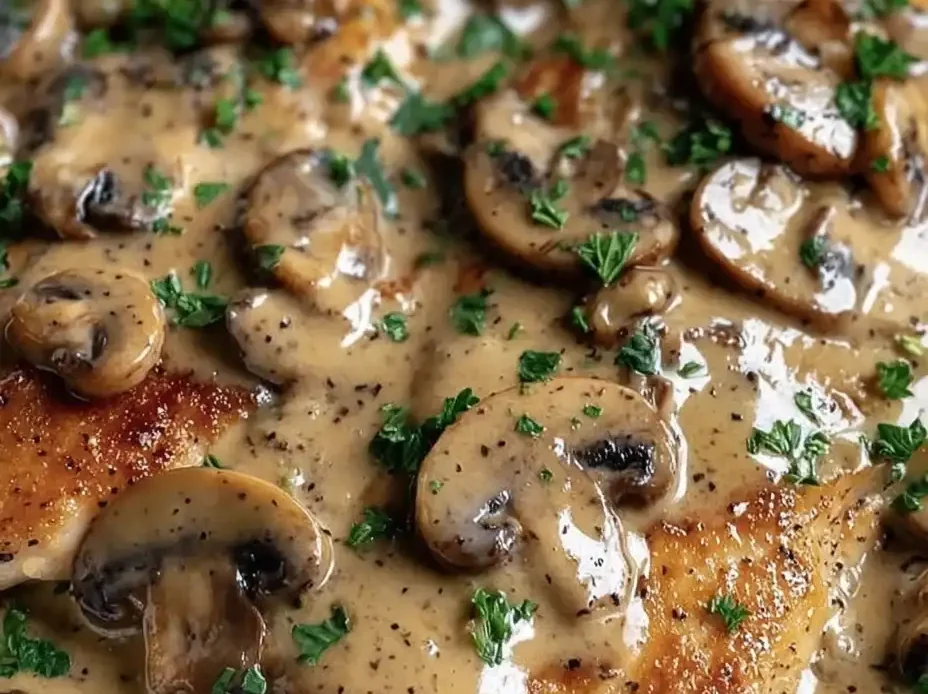 Creamy Garlic Mushroom Chicken | Easy One-Pan Recipe