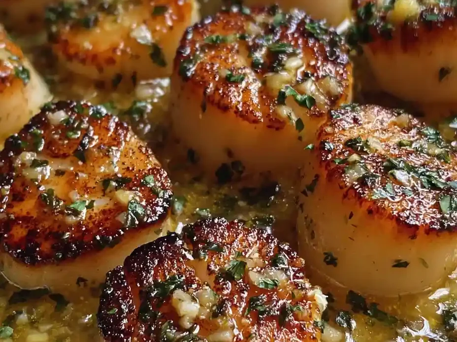 Garlic Butter Baked Scallops – Tender, Crispy & Easy Recipe