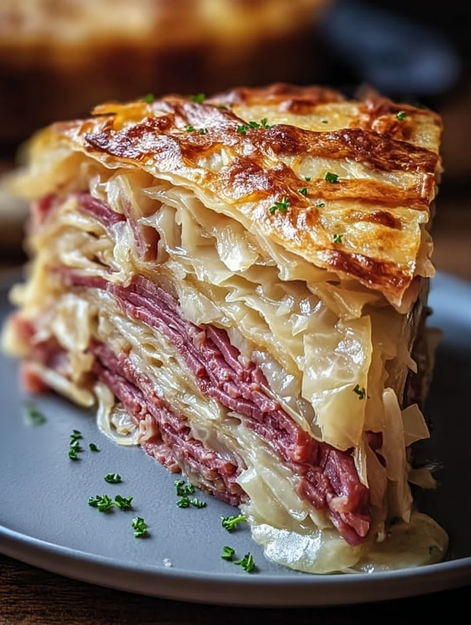 Savory Reuben Bake (Rye Bread Casserole Recipe) - Sanji Cuisine