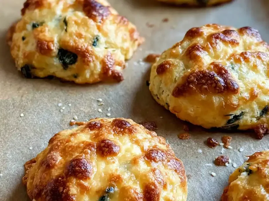 Sun-Dried Tomato Spinach Egg Biscuits (Gluten-Free)