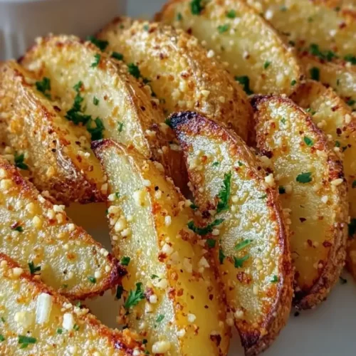 Baked Garlic Parmesan Fries – Crispy, Cheesy, Easy