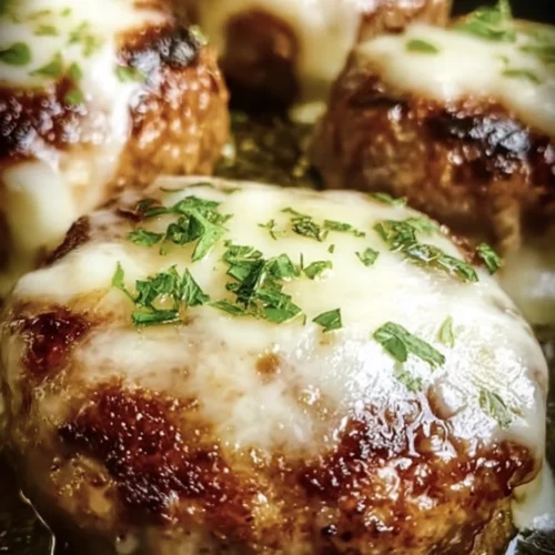 Cheesy Baked Meat Patties – Easy Oven Recipe for Comfort Food