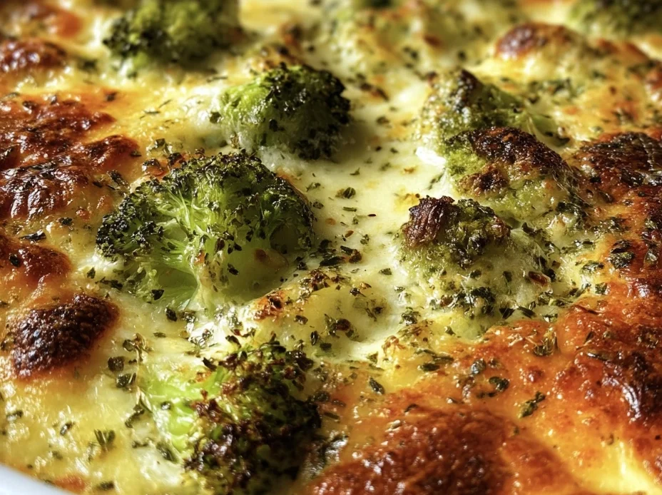 Creamy Broccoli Cottage Cheese Bake | Easy Cheesy Comfort