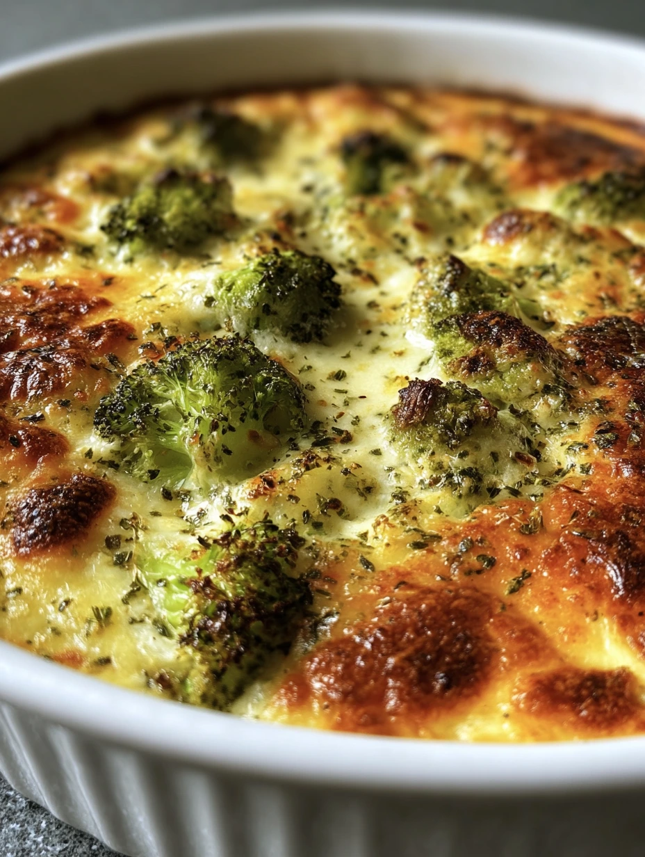 Creamy Broccoli Cottage Cheese Bake | Easy Cheesy Comfort