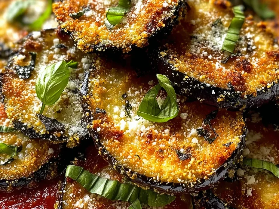 Crispy Baked Italian Eggplant Recipe (No Frying Needed)