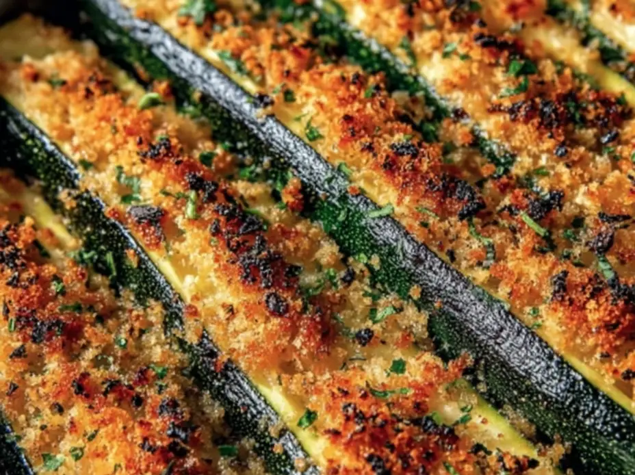 Garlic Parmesan Roasted Zucchini – Easy Cheesy Side Dish