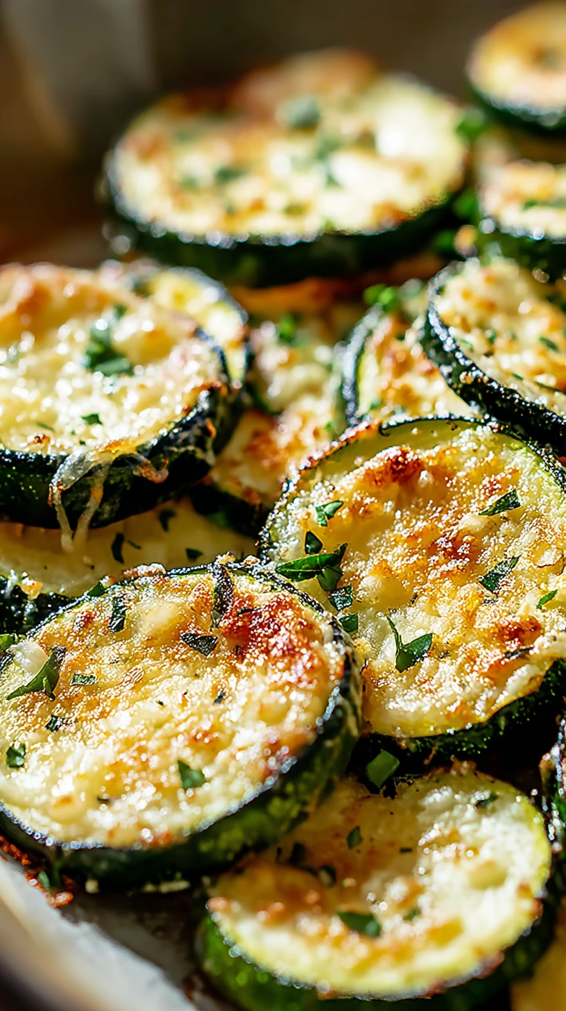 Oven Crisped Zucchini Slices – Healthy, Crunchy & Easy