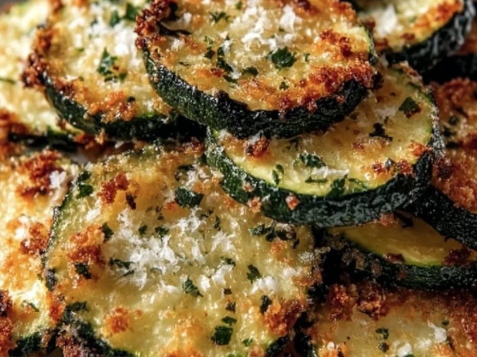 Parmesan Zucchini Chips – Crispy, Cheesy & Oven-Baked