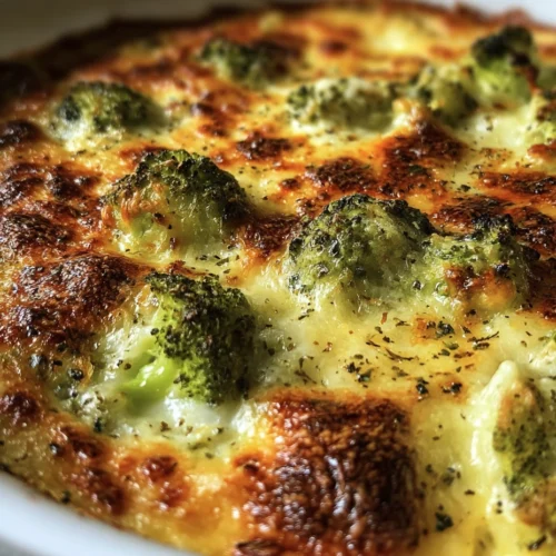 Creamy Broccoli Cottage Cheese Bake | Easy Cheesy Comfort