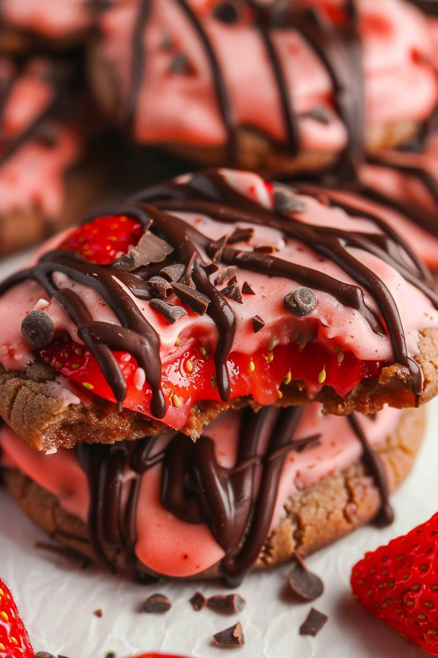 Chocolate Covered Strawberry Cookies: A Decadent Twist - Sanji Cuisine