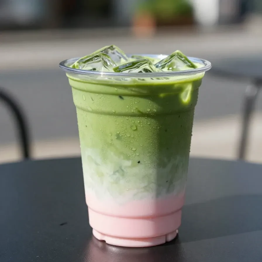 TikTok Starbucks Matcha Pink Drink - Sanji Cuisine