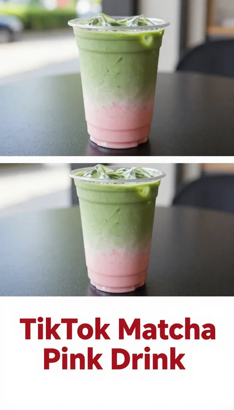 TikTok Starbucks Matcha Pink Drink - Sanji Cuisine